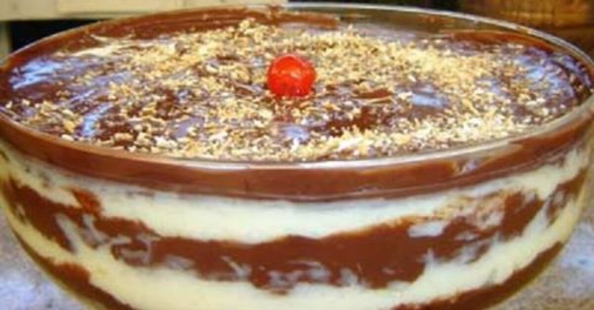 Pavê de Leite Ninho e mousse de chocolate – Receitas Fáceis e Práticas