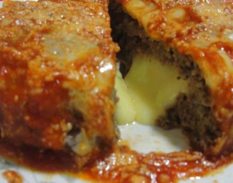 Porpetone recheado fácil de fazer - Receitas Fáceis e Práticas