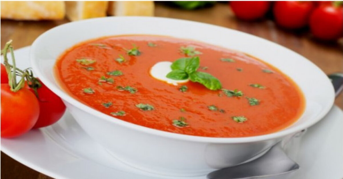 Receita de Sopa Creme de Tomate – Receitas Fáceis e Práticas