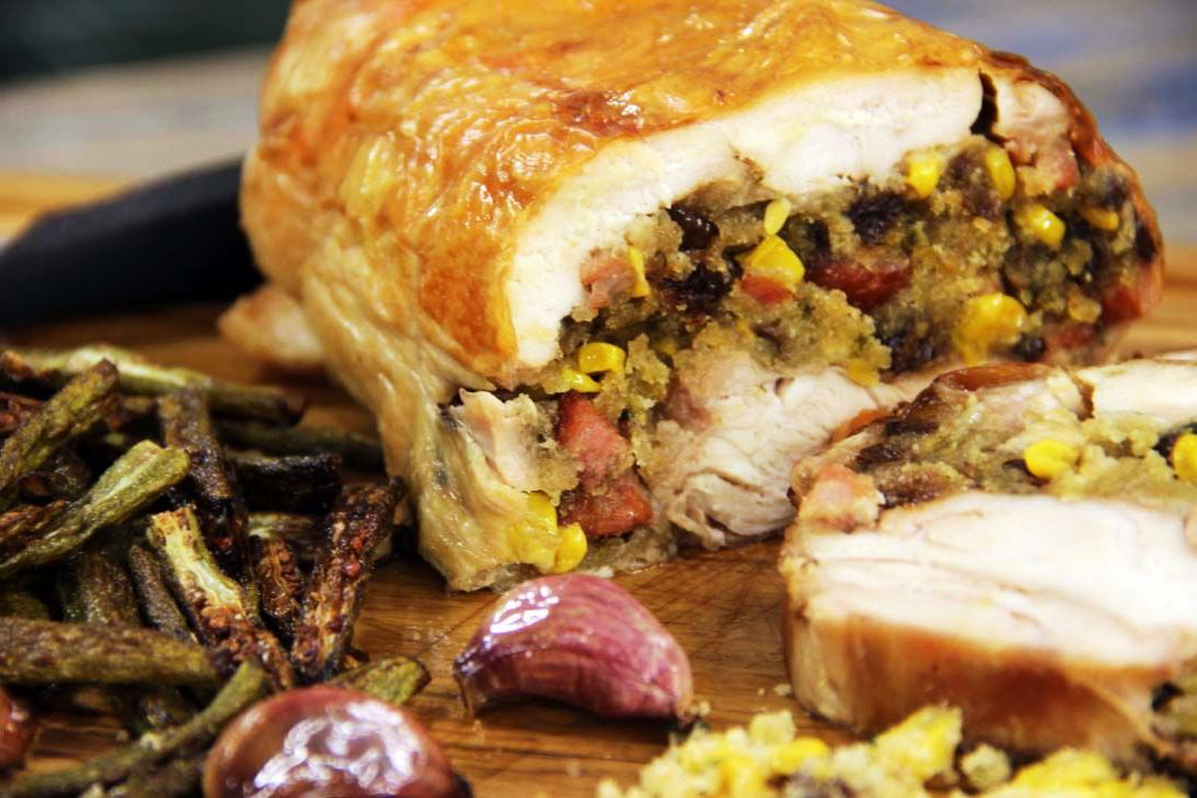 Frango Desossado Recheado – Receitas Fáceis e Práticas